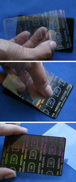 Holographic "Shield" Overlays